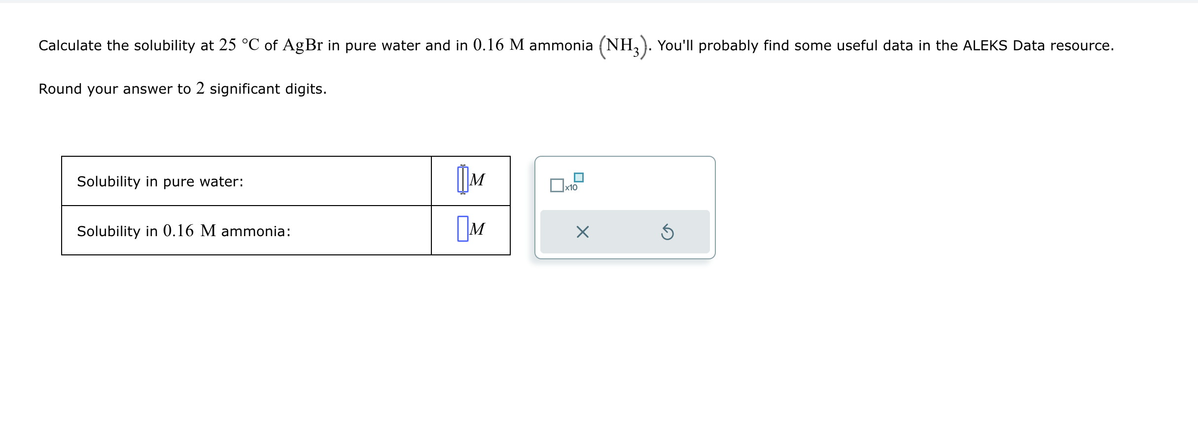 Solved For the aqueous [PbCl4]2− complex Kf=2.5×1015 at | Chegg.com