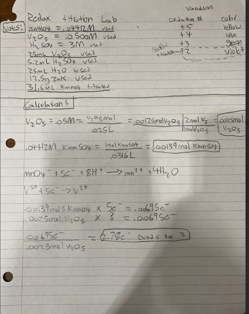 Data \& Calculations Present your data clearly, | Chegg.com
