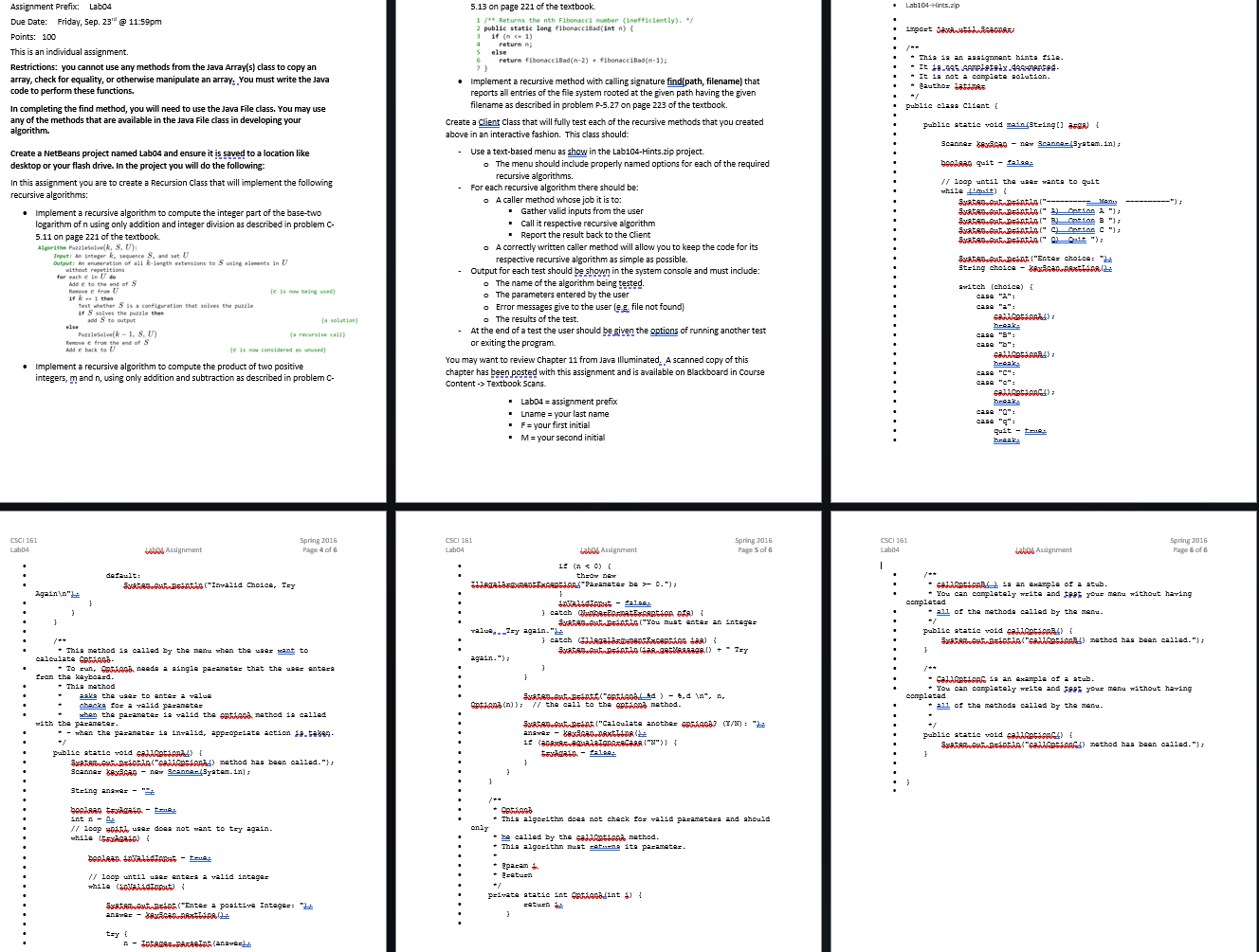 Please code in Java, their is a sample client class | Chegg.com