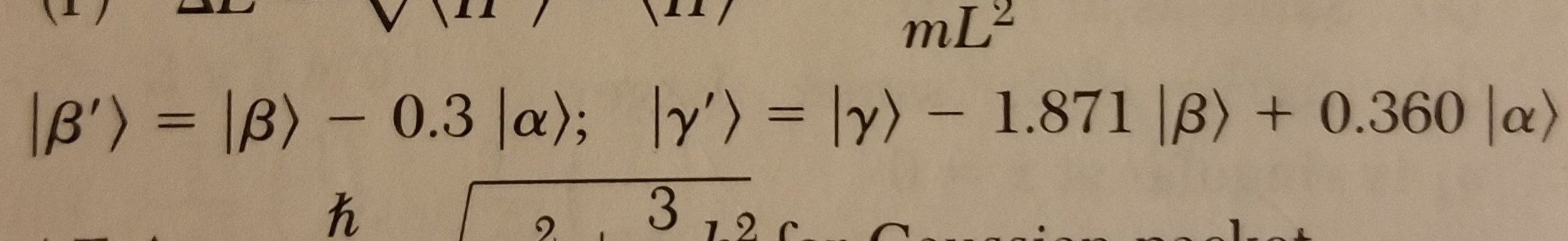 Solved Suppose that three normalized state vectors alpha, | Chegg.com