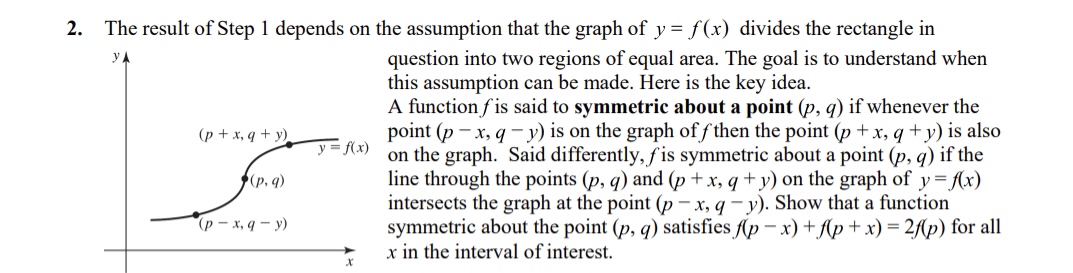 Solved he assumption that the graph of y=f(x) divides the | Chegg.com