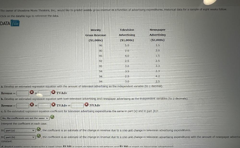 Solved Click on the datafile logo to reference the data. | Chegg.com