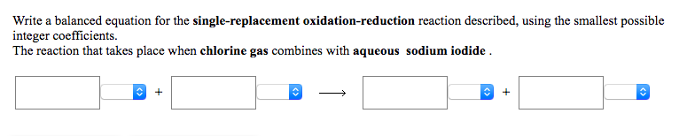Solved Write a balanced equation for the single-replacement | Chegg.com