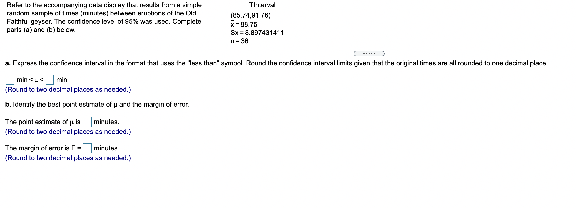 Solved Refer to the accompanying data display that results | Chegg.com
