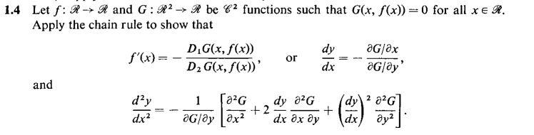 Solved 1.4 Let f:R→R and G:R2→R be C2 functions such that | Chegg.com