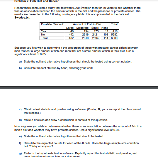 Solved Give instructions for how to do this in R or Rguroo: | Chegg.com