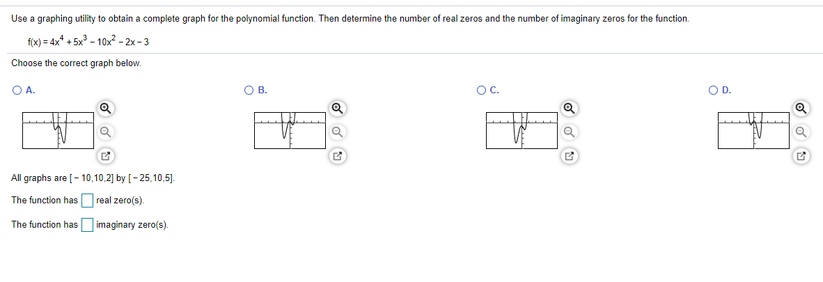 Solved Use a graphing utility to obtain a complete graph for | Chegg.com