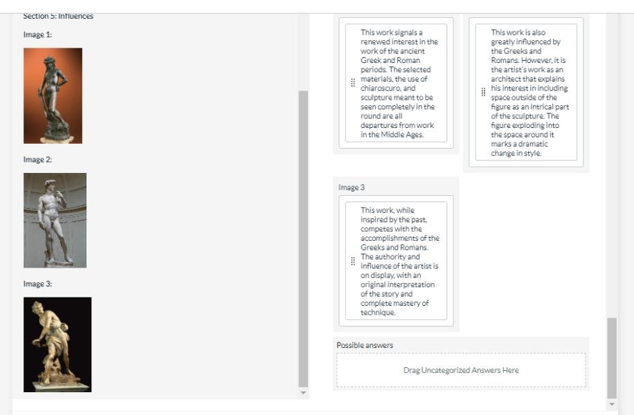 Match to the correct statement ..... After | Chegg.com