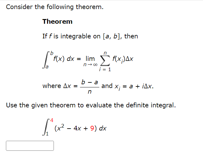 Solved Consider the following theorem. Theorem If f is | Chegg.com
