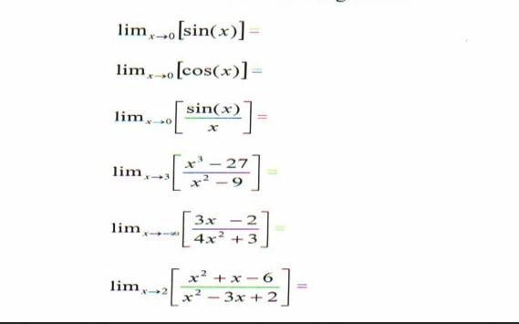 Solved Evaluate the following limit by hand (show all | Chegg.com