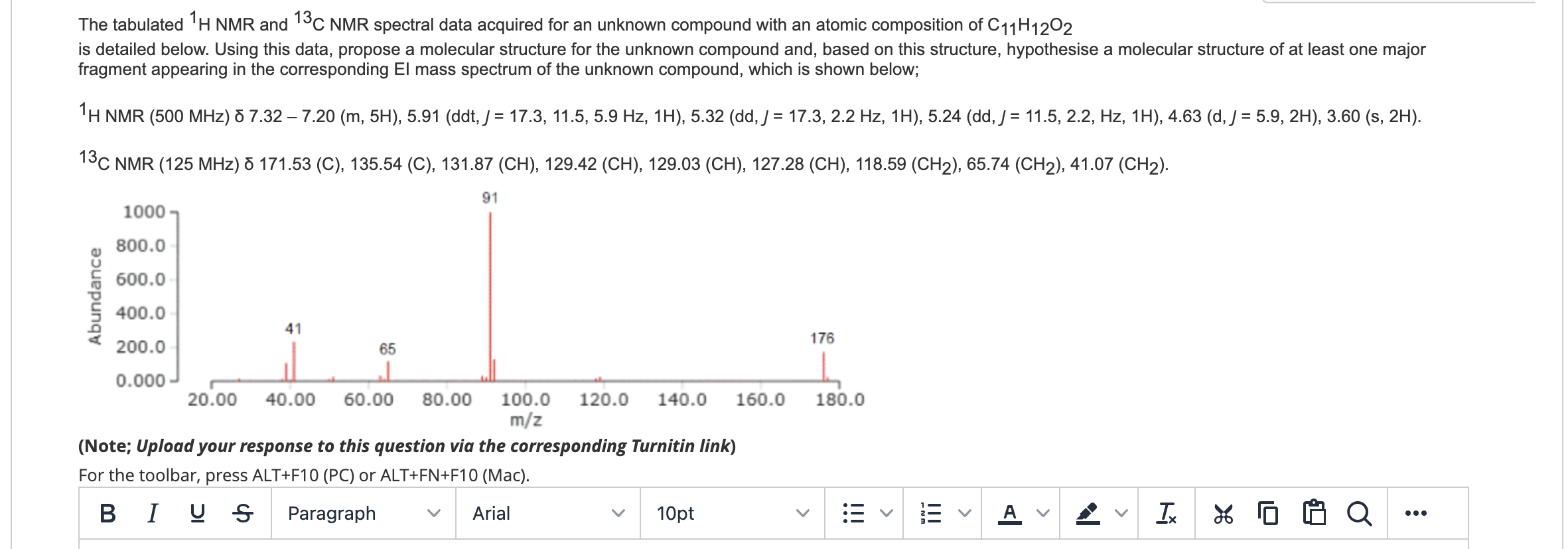 Solved The tabulated TH NMR and 13C NMR spectral data | Chegg.com