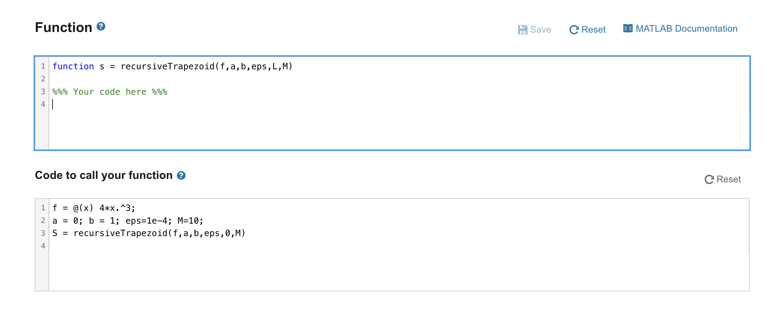 Solved Please provide a matlab code for numerical analysis | Chegg.com