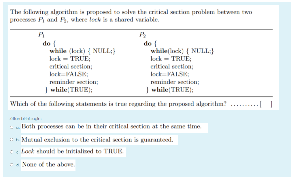 Solved The following algorithm is proposed to solve the | Chegg.com
