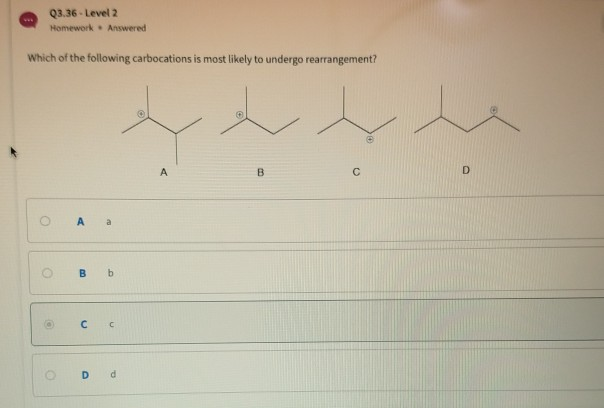 Solved Q3.36. Level 2 Homework - Answered Which of the | Chegg.com Solved Q3.36. Level 2 Homework - Answered Which of the | Chegg.com