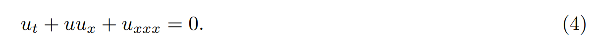 Solved ut+uux+uxxx=0Let v and w be two solutions of (4). | Chegg.com