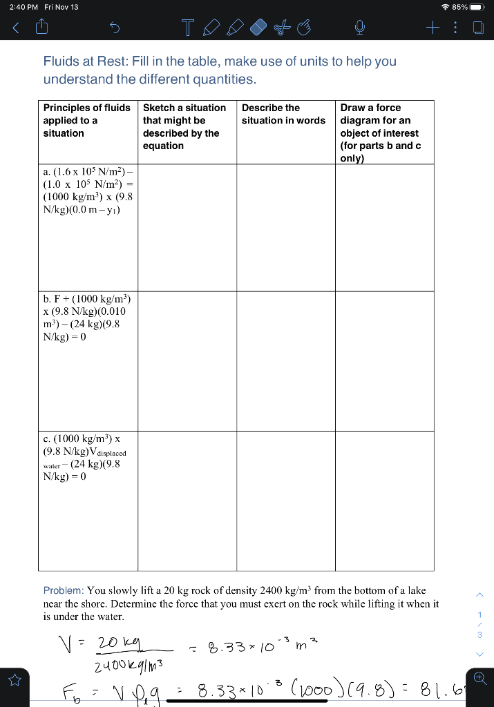 Solved I do not know how to fill out the table, was | Chegg.com