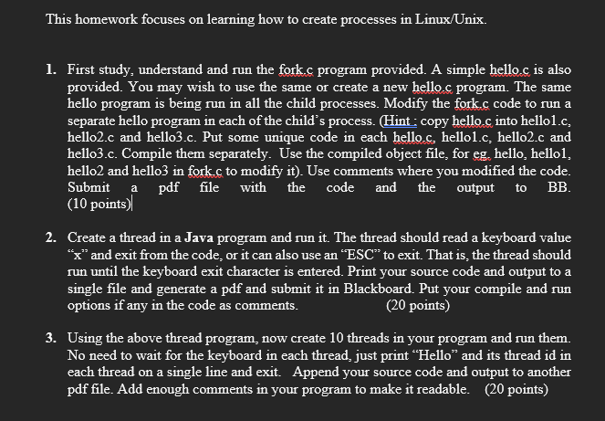 Solved This homework focuses on learning how to create | Chegg.com