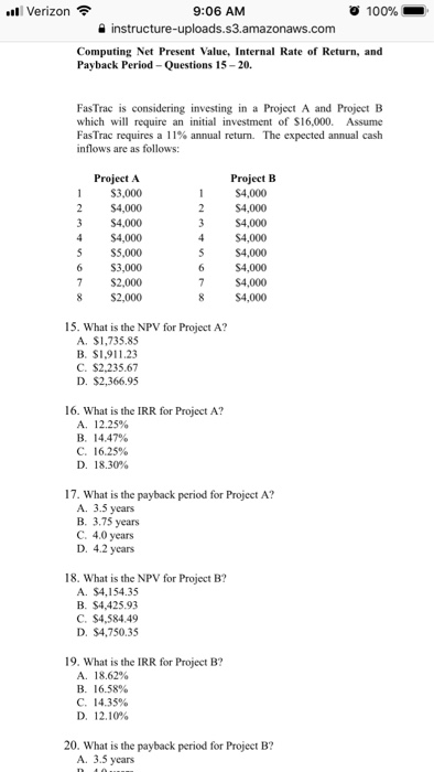 Solved Verizon令 9:06 AM instructure-uploads.s3.amazonaws.com | Chegg.com