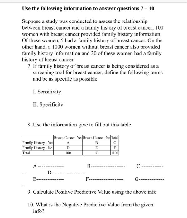 Solved Use the following information to answer questions 7 | Chegg.com Solved Use the following information to answer questions 7 | Chegg.com