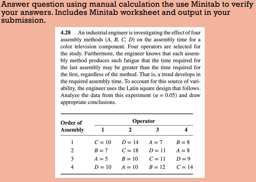 Solved Answer question using manual calculation the use | Chegg.com