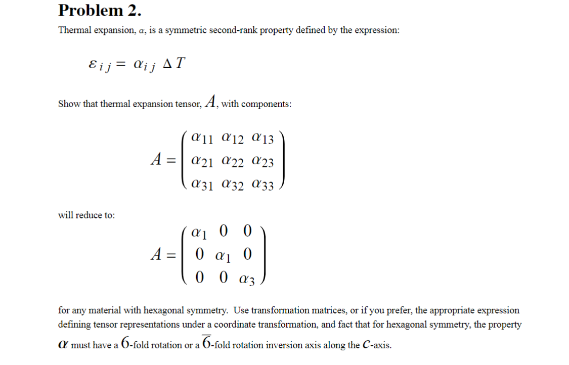 Solved Use Mathematica to solve this.Problem 2.Thermal | Chegg.com