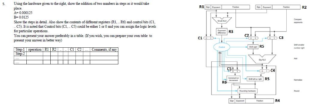 Solved 5. R1 Ext R2 1 Using the hardware given to the right, | Chegg.com