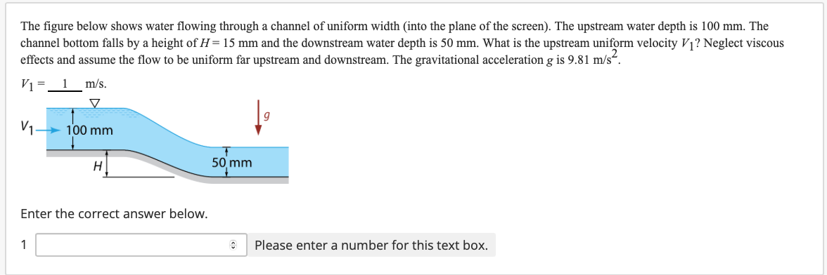 Solved The figure below shows water flowing through a | Chegg.com
