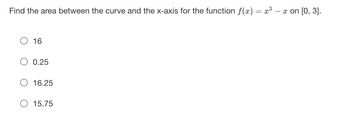 Solved Find the area between the curve and the x-axis for | Chegg.com