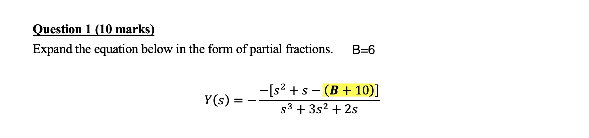 Solved Show me the steps to solveQuestion 1 (10 | Chegg.com