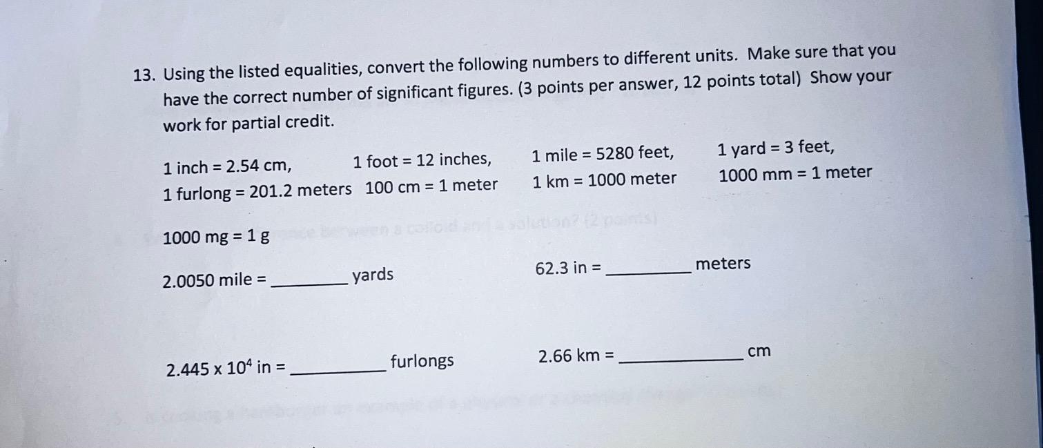 Solved Using the listed equalities, convert the following | Chegg.com