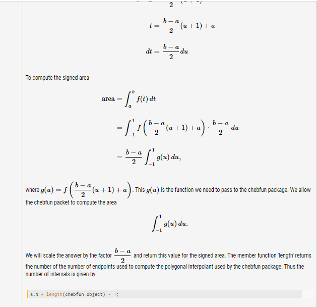 5.5 Chebfun Chebfun is an open-source package for | Chegg.com