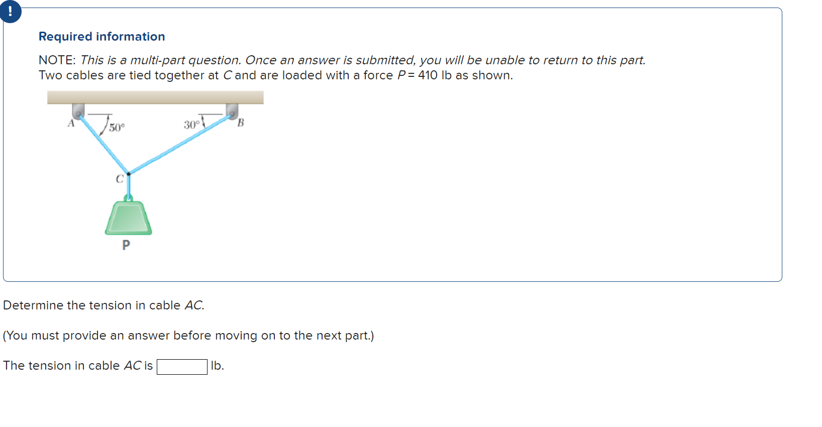 Solved Required information NOTE: This is a multi-part | Chegg.com