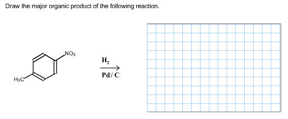 Solved Draw the major organic product of the following | Chegg.com
