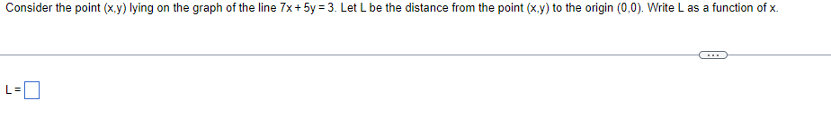 Solved Consider the point (x,y) ﻿lying on the graph of the | Chegg.com