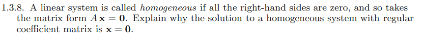 Solved How do you solve this problem? - Linear Algebra ( | Chegg.com