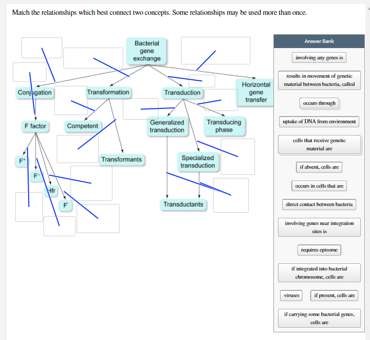 Solved Match the relationships which best connect two | Chegg.com