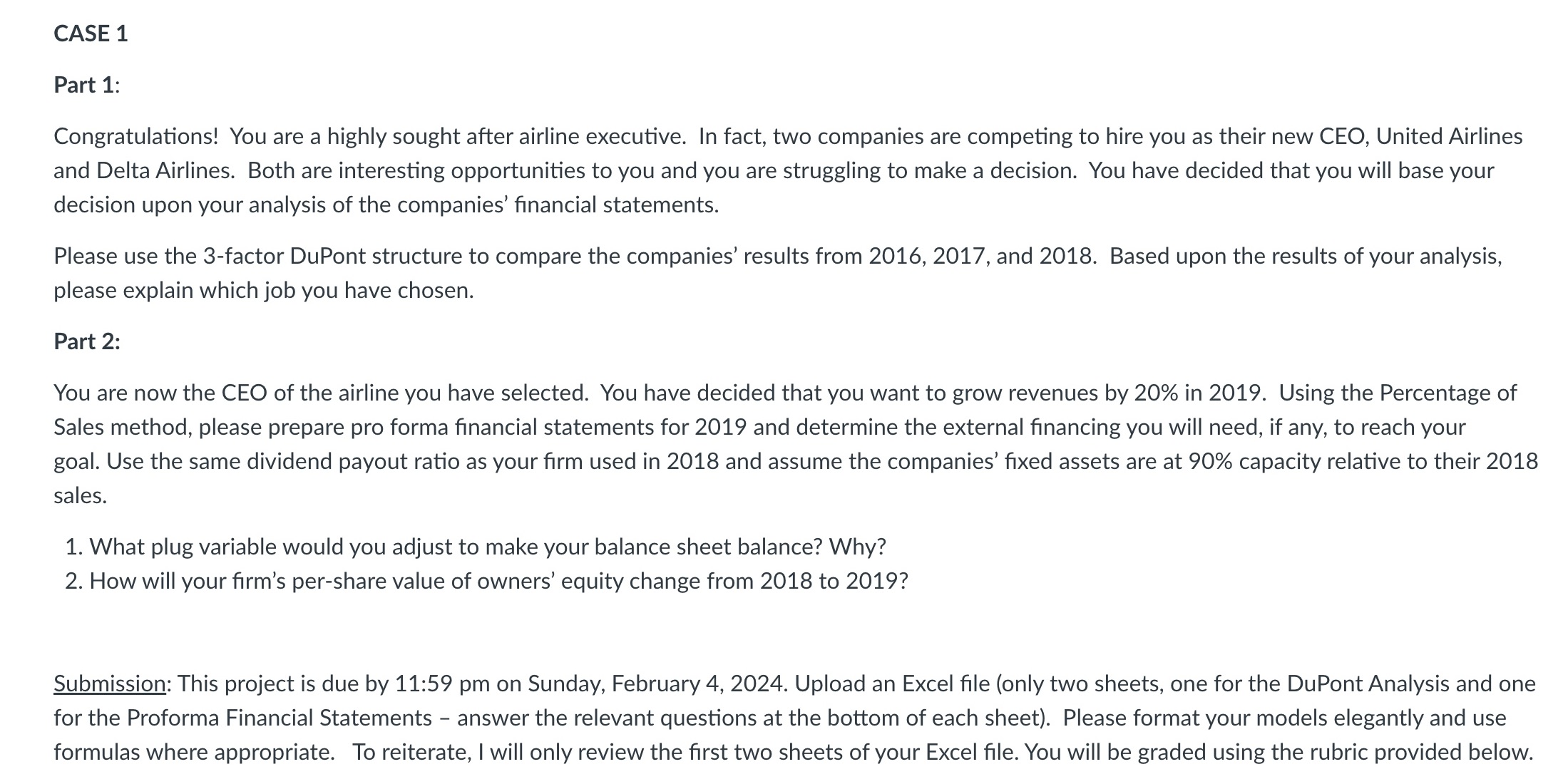Solved CASE 1Part 1:Congratulations! You are a highly sought | Chegg.com