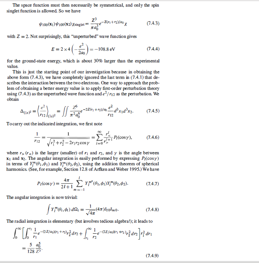 Solved = Using the trial wave function given in problem | Chegg.com