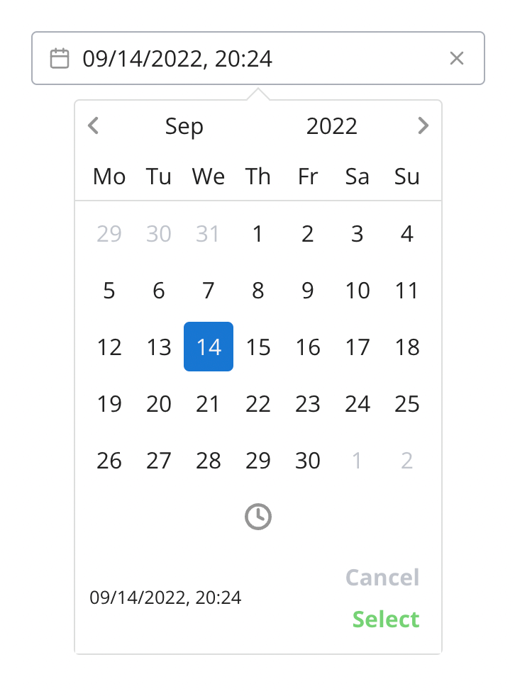 Solved I have written code vue.js3 to convert the date from | Chegg.com