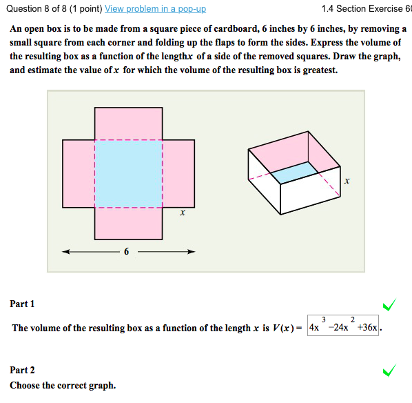 Solved 1.4 Section Exercise 60 Question 8 of 8 (1 point) | Chegg.com