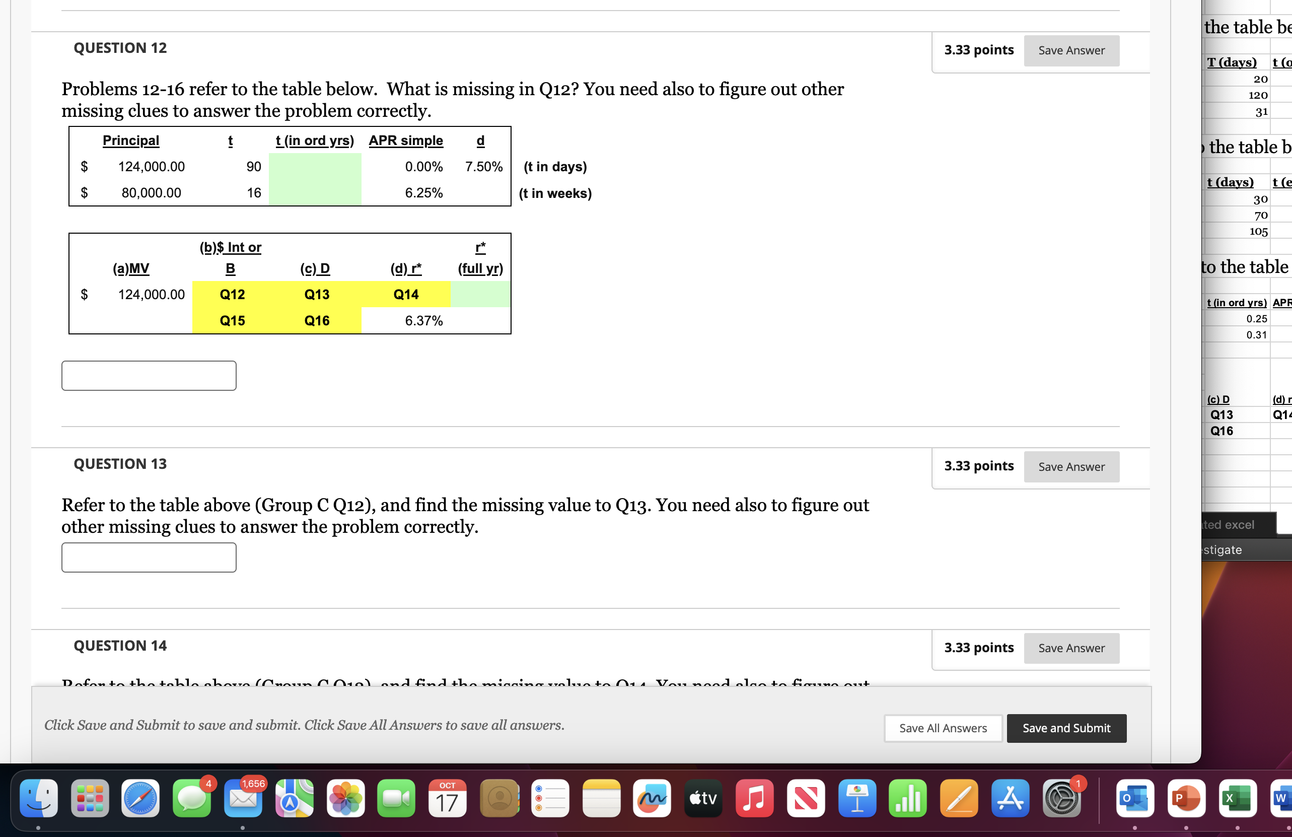 Problems 12-16 refer to the table below. What is | Chegg.com