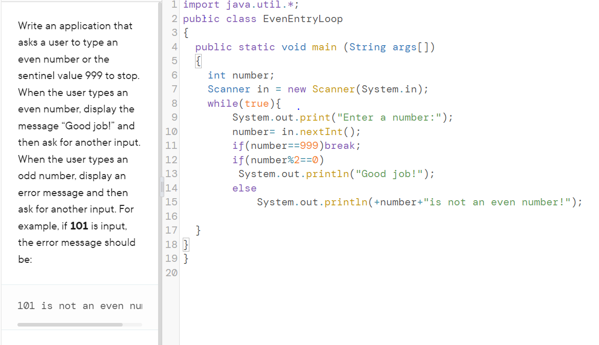 Solved Enter A Number 15rm F Class Javac