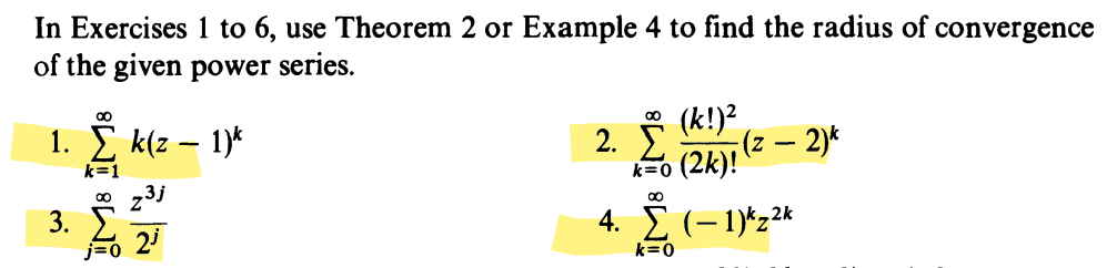 Solved In ﻿Exercises 1 to 6, ﻿use Theorem 2 or ﻿Example 4 to | Chegg.com