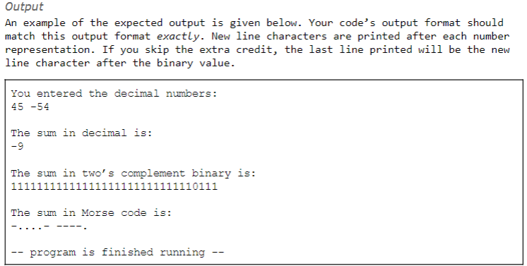 MIPS ASCII Decimal to 2SC Program Specification | Chegg.com