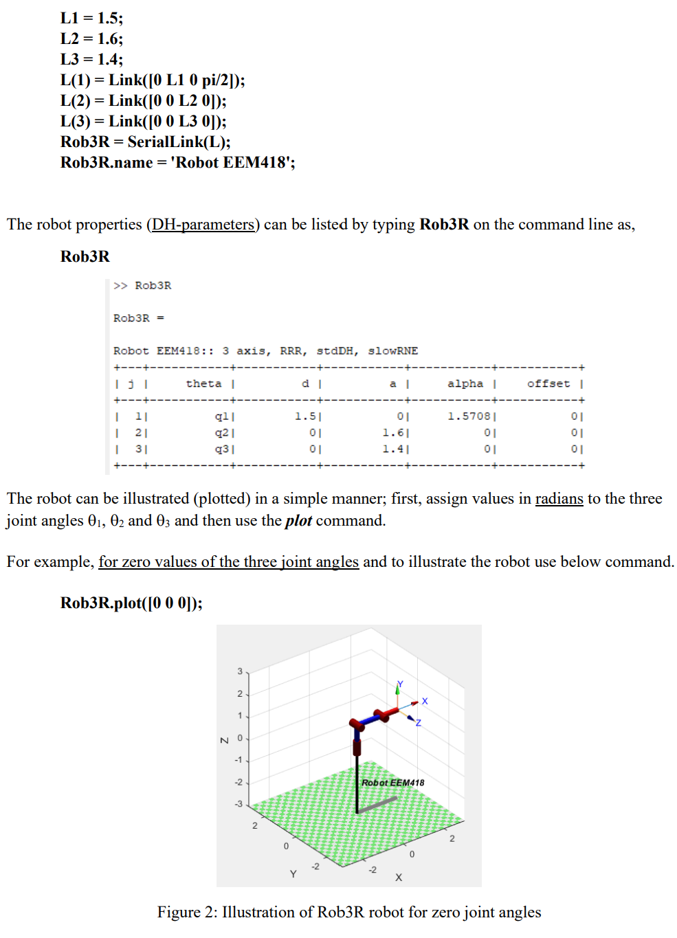 Read the tutorial file 3R-Robot-tutorial and then | Chegg.com
