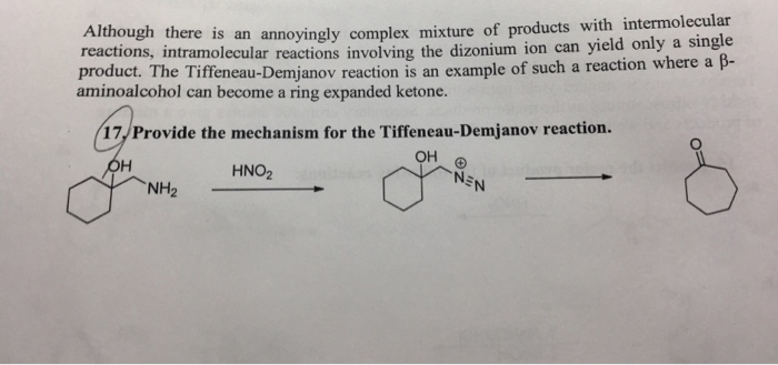 Solved Although there reactions, intramolecular reactions | Chegg.com