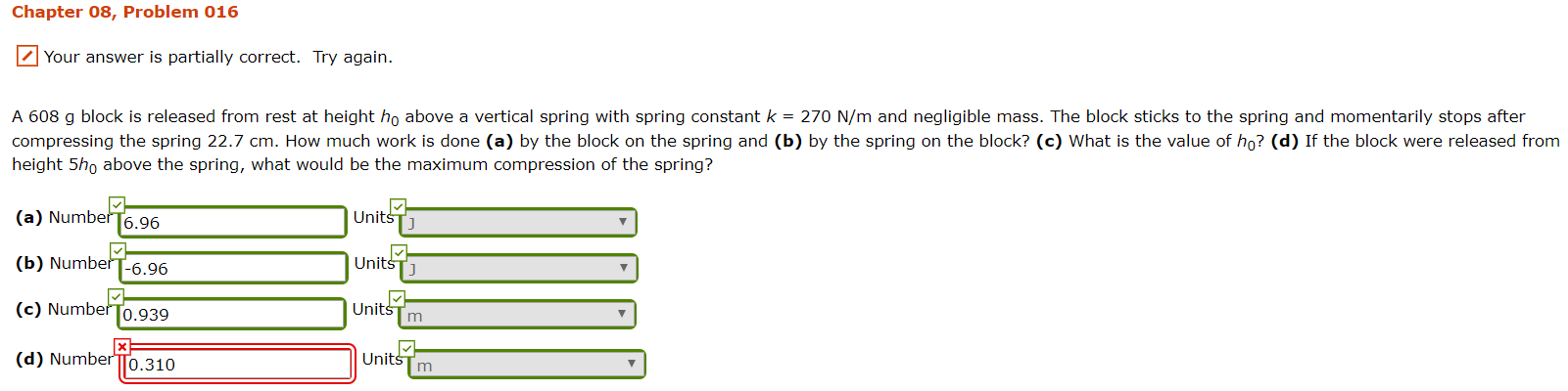 Solved Chapter 08, Problem 016 Your answer is partially | Chegg.com