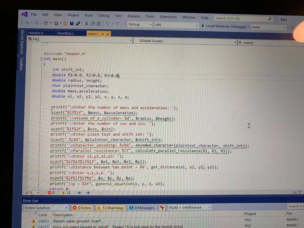 Solved D File Edit View Project Build Debug Test Analyze 5926