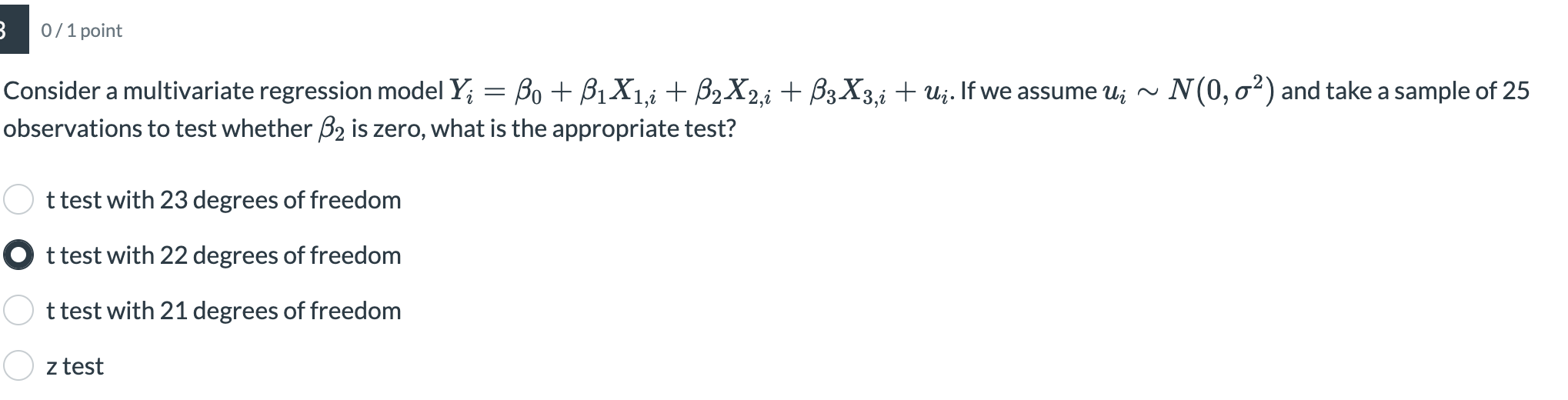 Solved Consider a multivariate regression model | Chegg.com