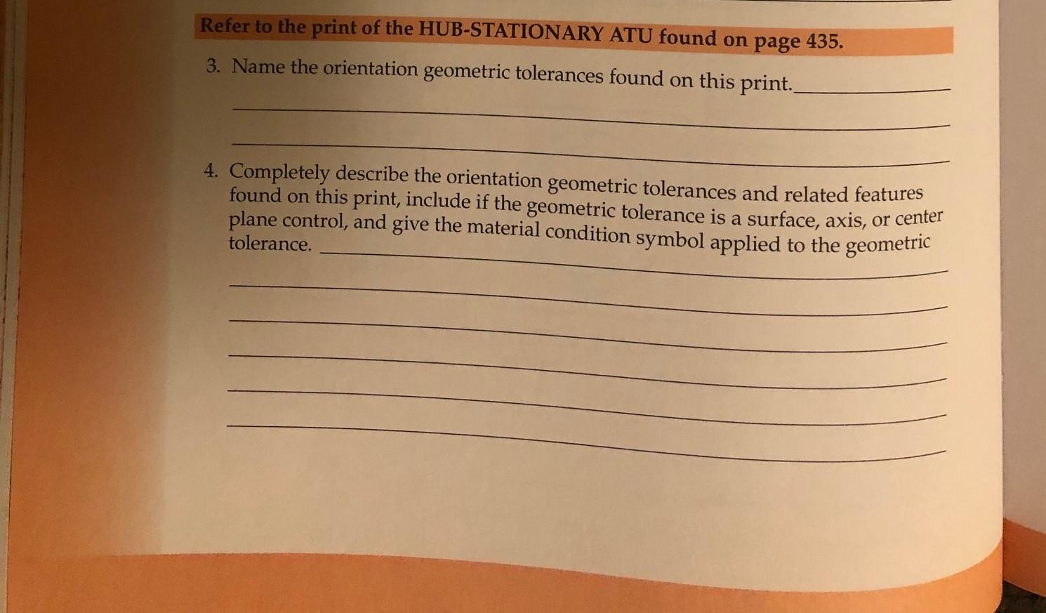 Solved Refer to the print of the HUB-STATIONARY ATU found on | Chegg.com